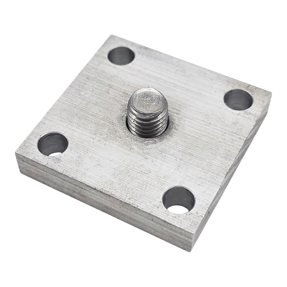 Support de plaque plate carrée fixe à tête pour vérin électrique B – Magasin des vérins électriques